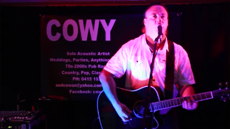 Book Cowy - Solo Acoustic Rock - Acoustic Musician, Deception Bay