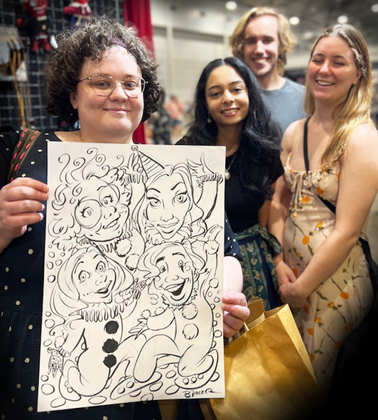 Book Joanne Brooker Professional Cartoonist and Caricature Entertainer ...