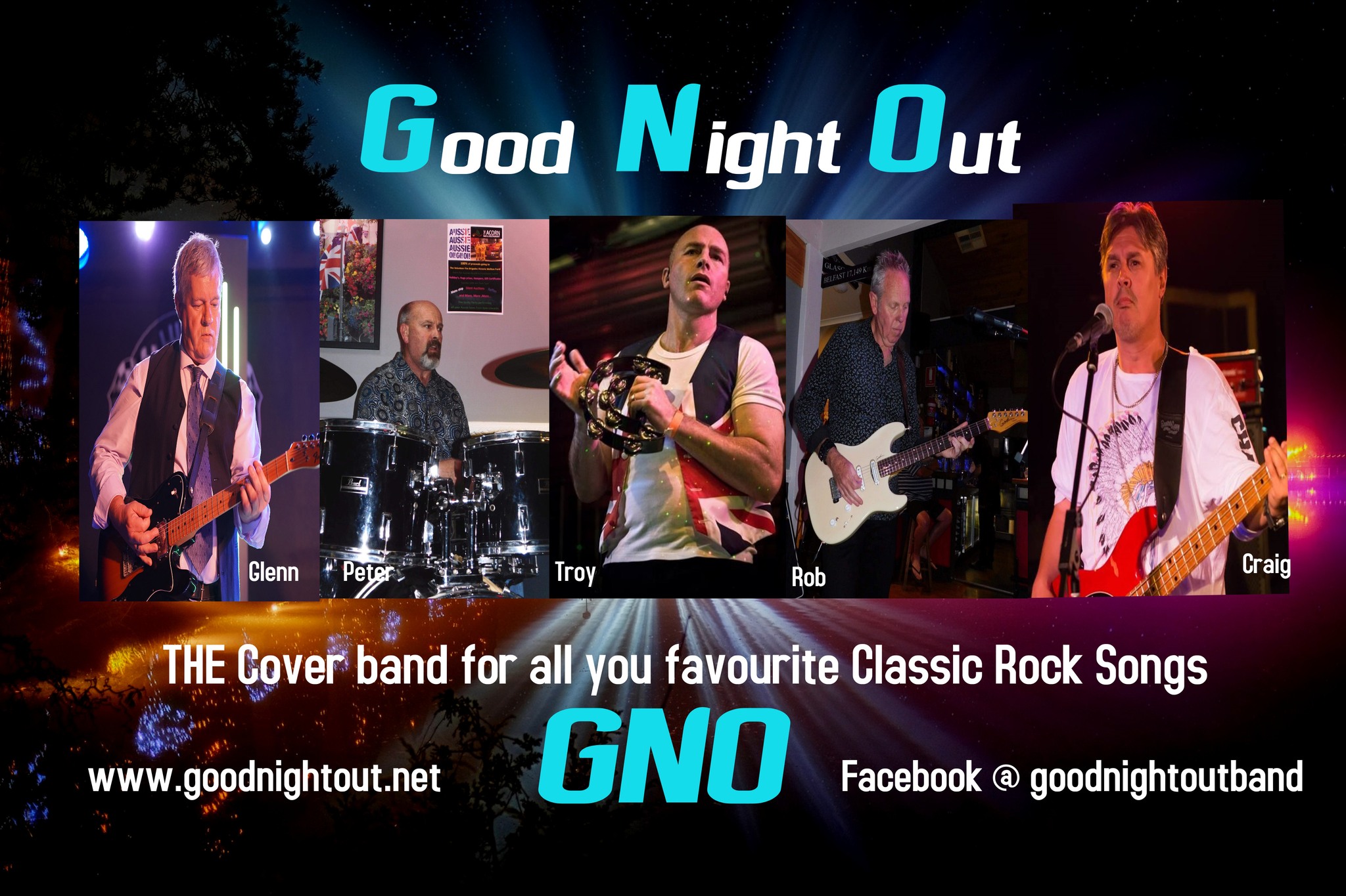 Book Good Night Out - Cover Band, Carrum