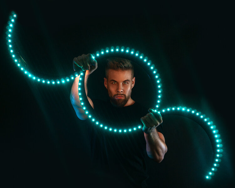 Book LED/Fire Entertainment - LED Performer, Gold Coast