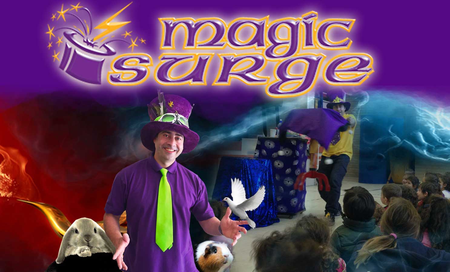 Book Magic Surge - Kids comedy magician - Animal Show, Melbourne